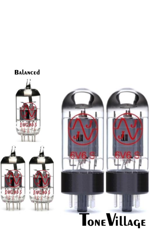 JJ ECC83 (12AX7) + 6V6s Valve Sets by barebonesAmps